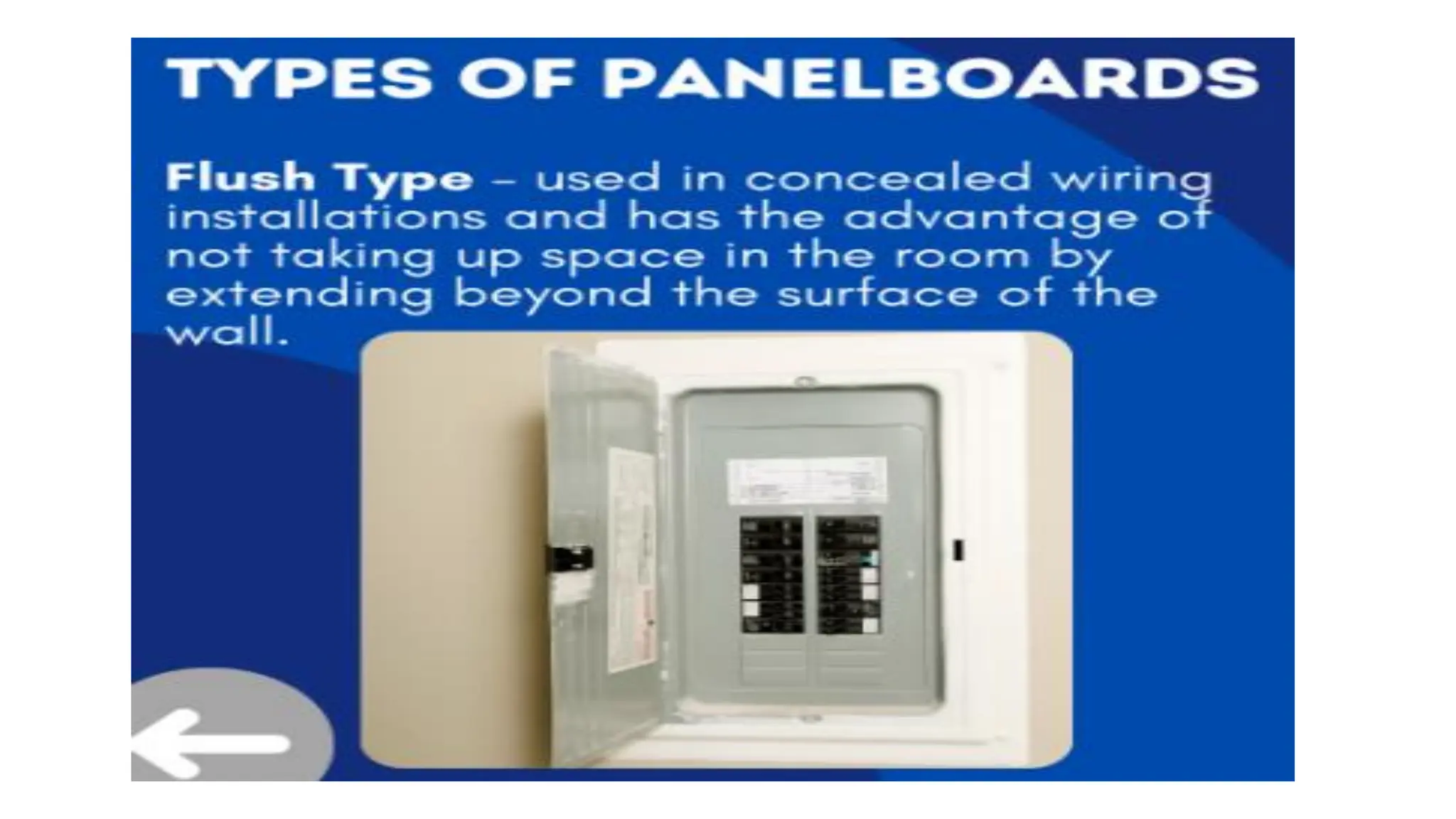PANEL BOARDS TYPES GUIDED BY PHILIPPINE ELECTRICAL CODE FOR BUILDING ...