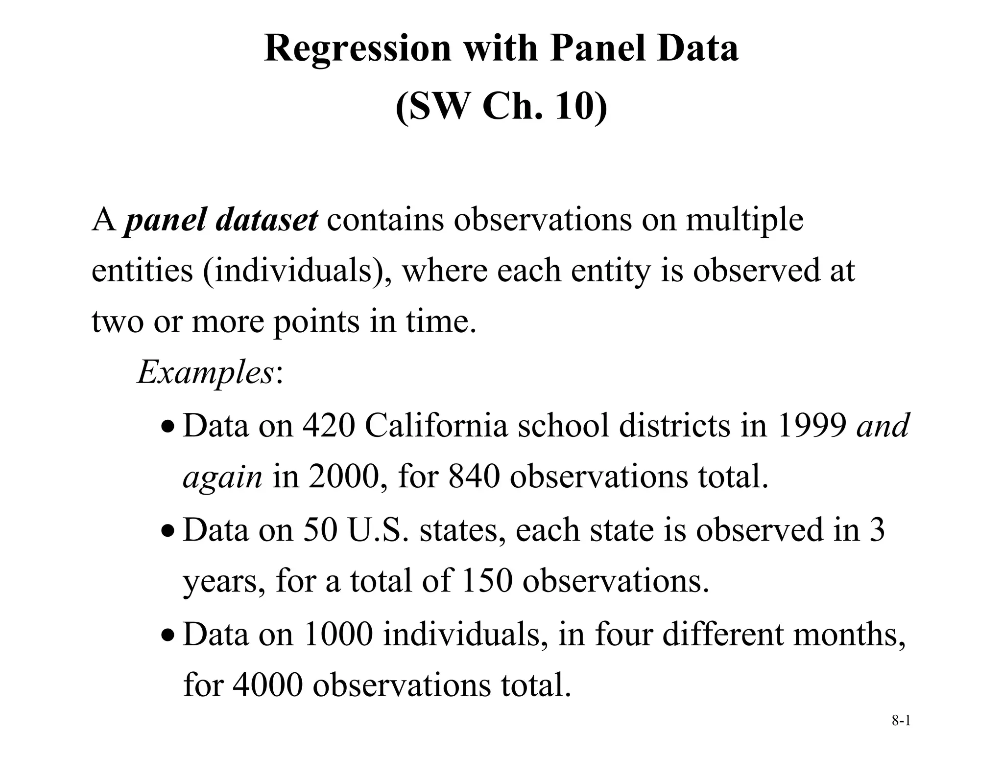 Panel data | PPT