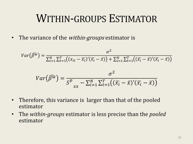 Static Models of Continuous Variables | PPT