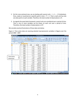 Panel data content | PDF
