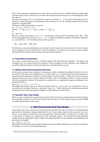 Priliminary Research on Multi-Dimensional Panel Data Modeling | PDF