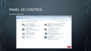 Panel de control | PPSX