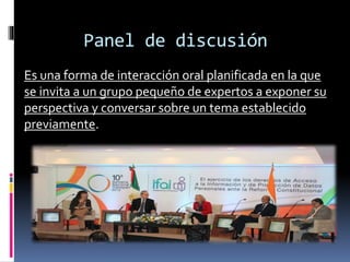Panel de discusión | PPTX