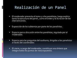 Panel de discusión | PPTX