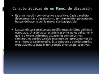 Panel de discusión | PPTX