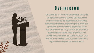 panel de discusiones- ¿que es y de qué trata? | PDF