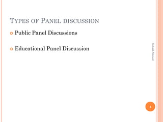 Panel discussion by Sohail Ahmed Solangi | PDF