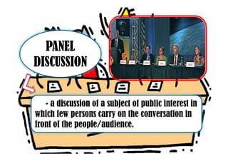 Ppt On Panel Discussion Clipart