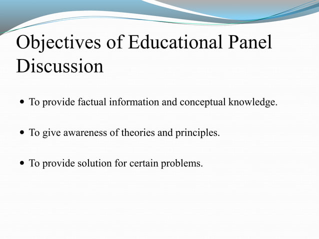 Panel discussion | PPTX | Workshops and Classes | Hobbies & Interests