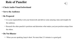 Panel discussion 2 | PPTX