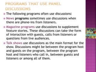 Panel discussion | PPT