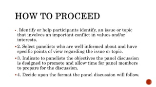 Panel discussion | PPTX