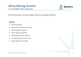 Global Mining Summit October 2017 | PDF