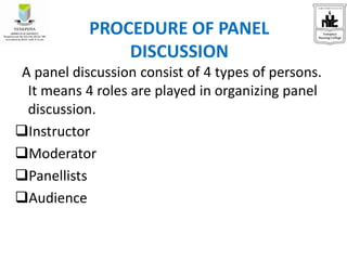 Panel discussion anand ync | PPT