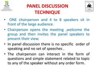 Panel discussion anand ync | PPT
