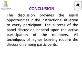 Panel discussion anand ync | PPT