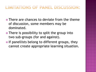 Panel discussion mukesh | PPT