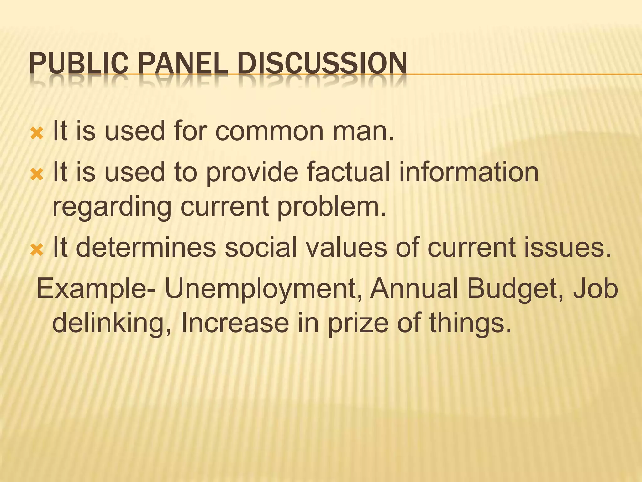 Panel discussion ppt | PPTX