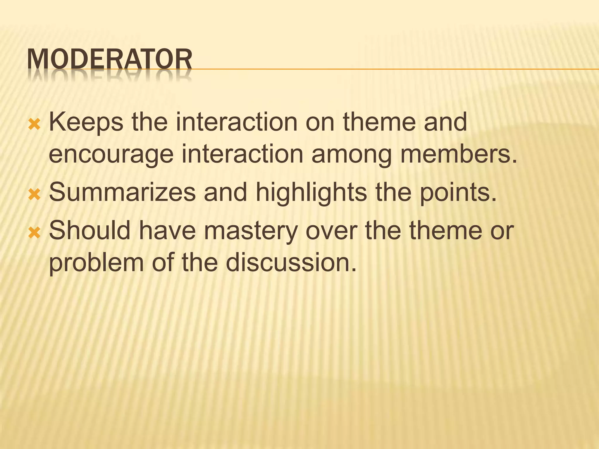 Panel discussion ppt | PPTX