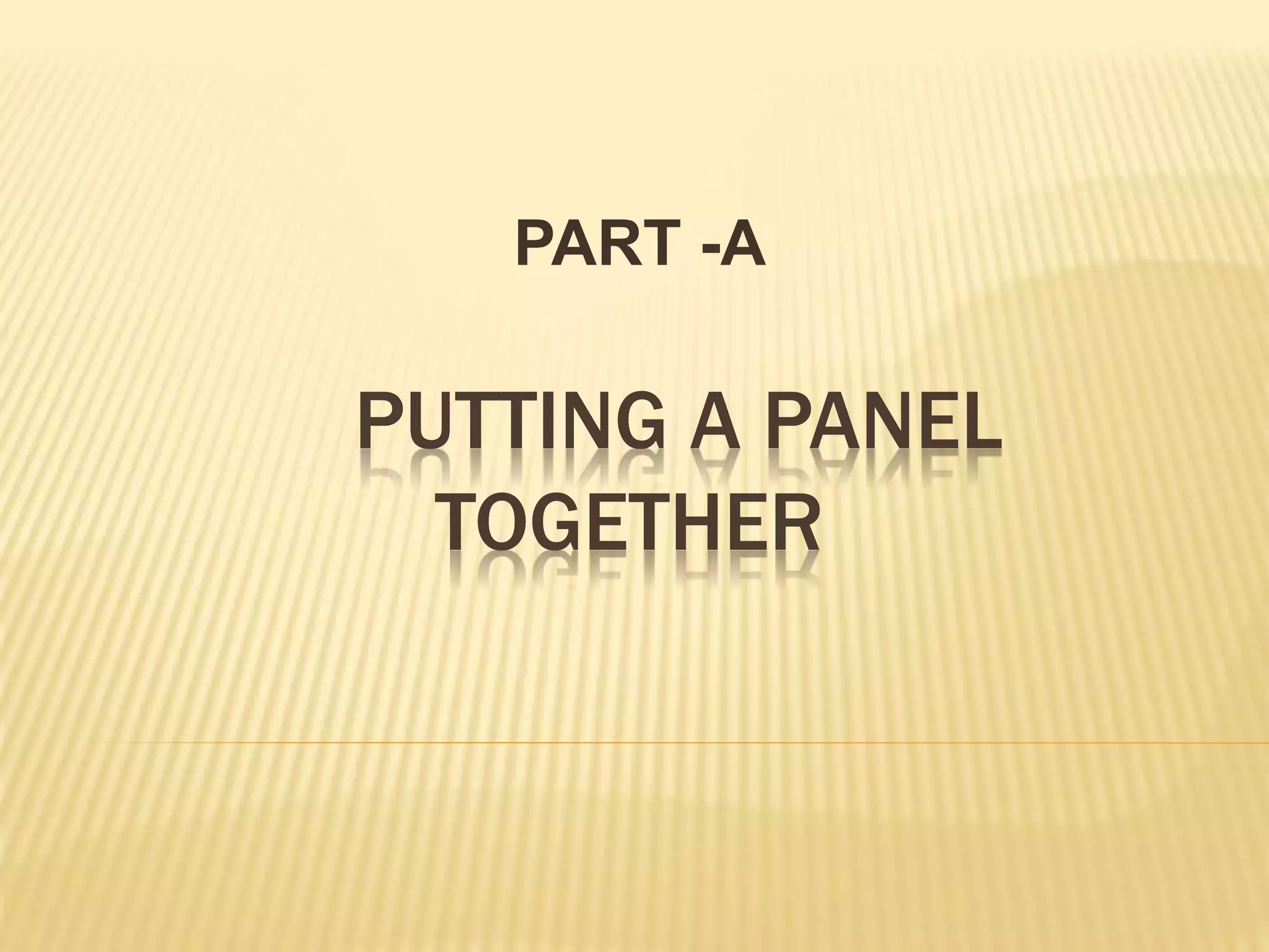 Panel discussion ppt | PPTX