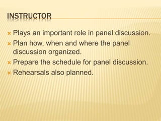 Panel discussion ppt | PPTX