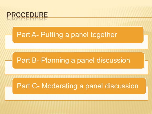 Panel discussion ppt | PPTX
