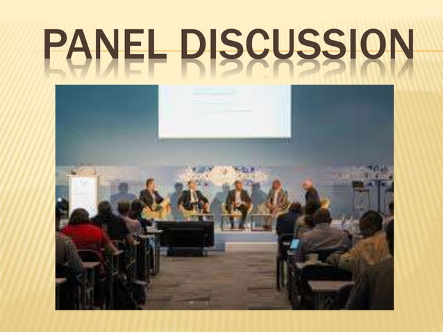 Panel discussion ppt | PPTX