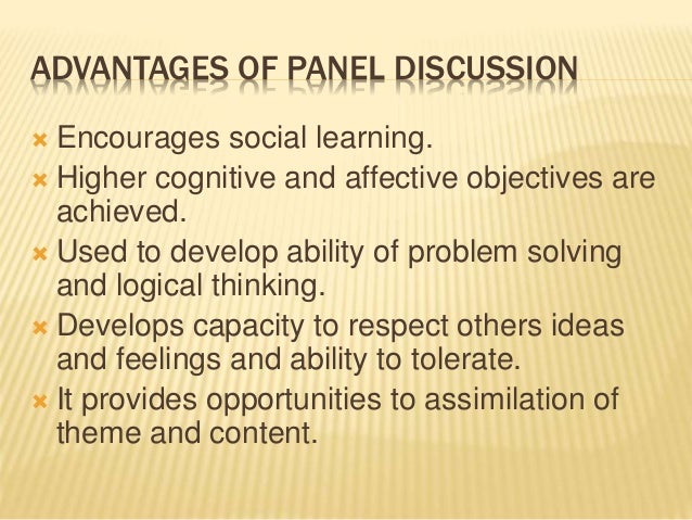 Panel discussion ppt