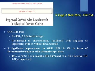 Panel discussion recurrent cervical cancer | PPTX