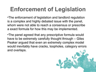 Panel discussion - What next for the Private Rental Sector? | PPT