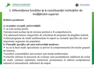 Panel Guvernanta, conducere universitara si management - 27.09.2010