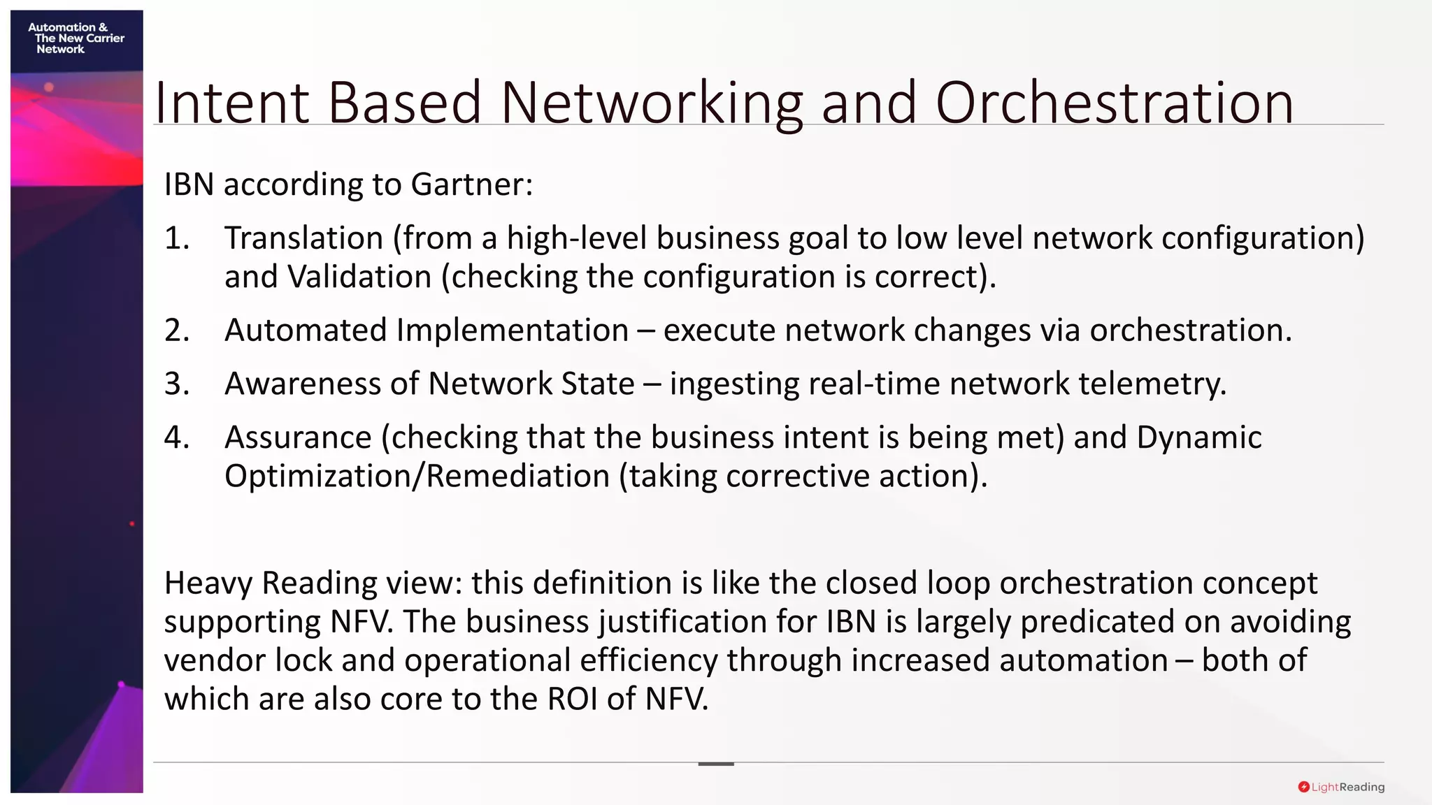 Automation Opportunities In Telecom Operations With Intent Based Networking Robotic Process