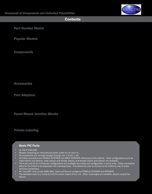 Panel interface connectors | PDF | Computer Peripherals | Computing