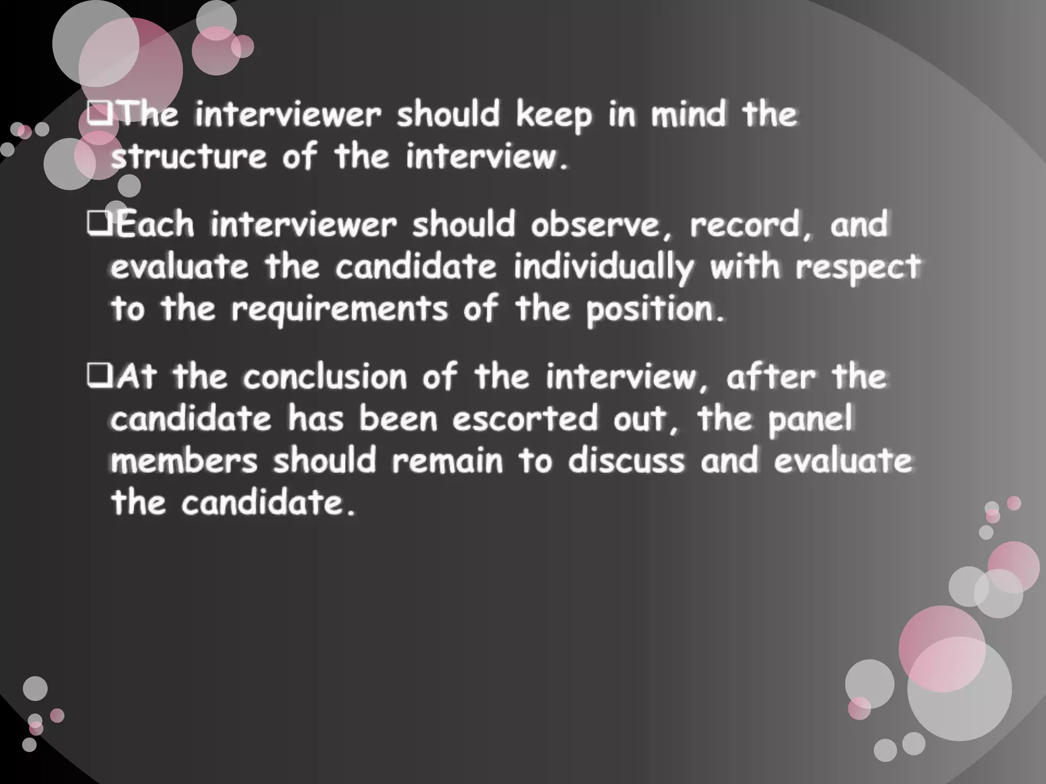 Panel interview | PPTX