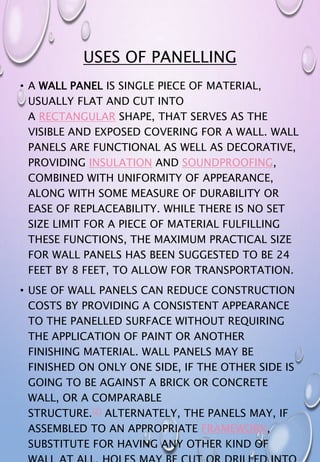 Panelling | PPTX