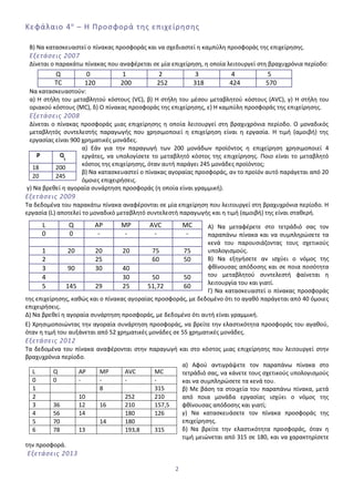 Ασκήσεις Πανελληνίων ΑΟΘ | PDF