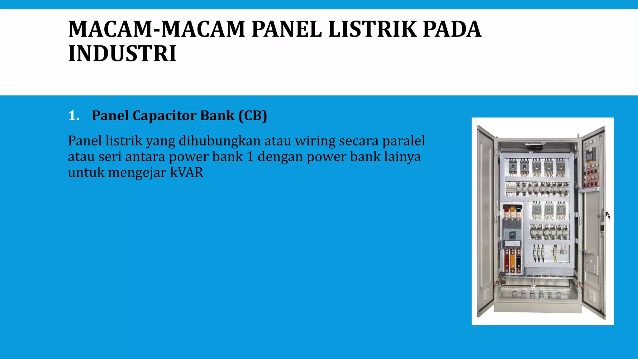 Panel listrik: Tipe Box Panel Listrik | PPTX