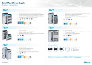 Delta Panel Mount Power Supply Brochure (September 2014) | PDF