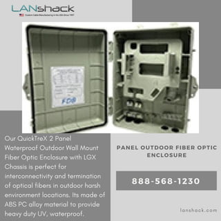 Panel Outdoor Fiber Optic Enclosure | PDF