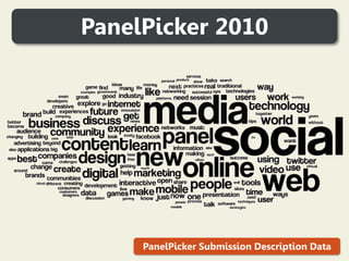 SXSW PanelPicker Panel Presentation - 3.15.11
