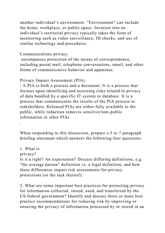 Panel Presentation Privacy Impact Assessments (PIA)Coordina.docx