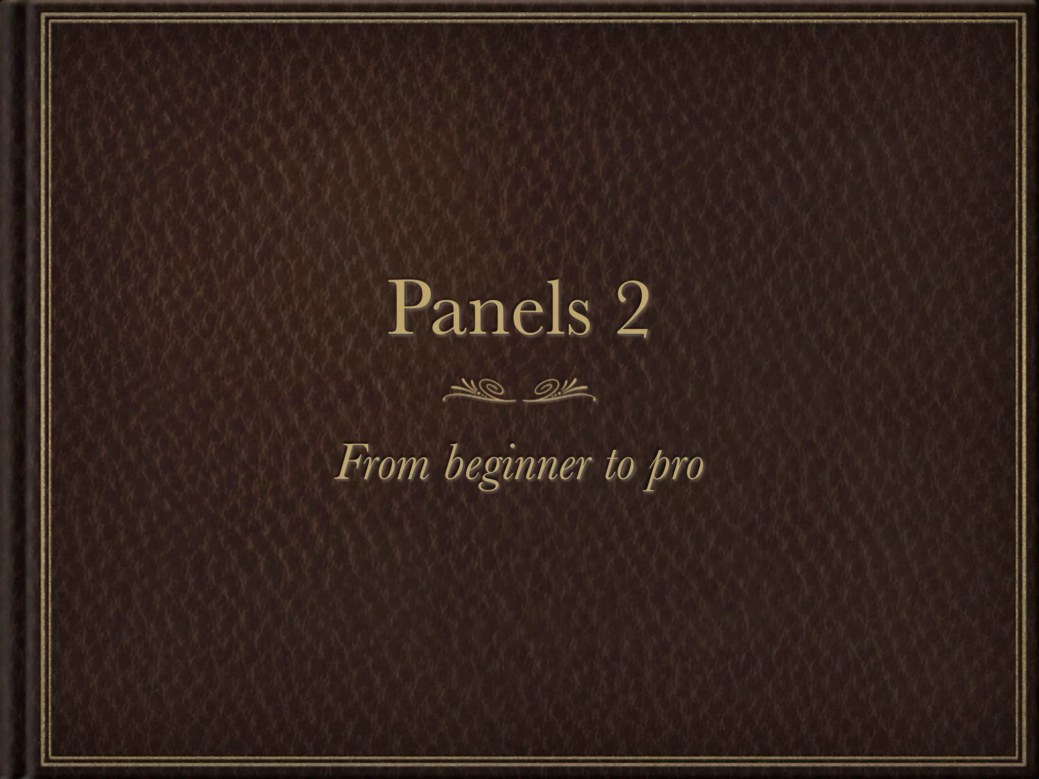 Panels 2 Demo | PDF | Technology & Computing