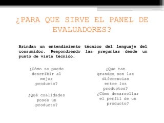 Panel Sensorial, Metodología.pptx