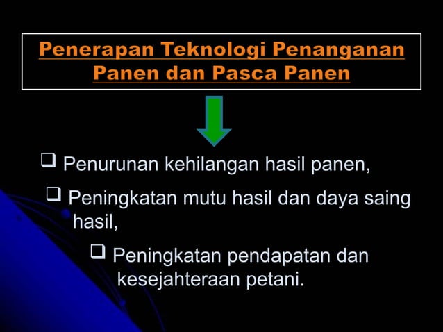 Panen Dan Pascapanen Padi HARI TANI Update.ppt