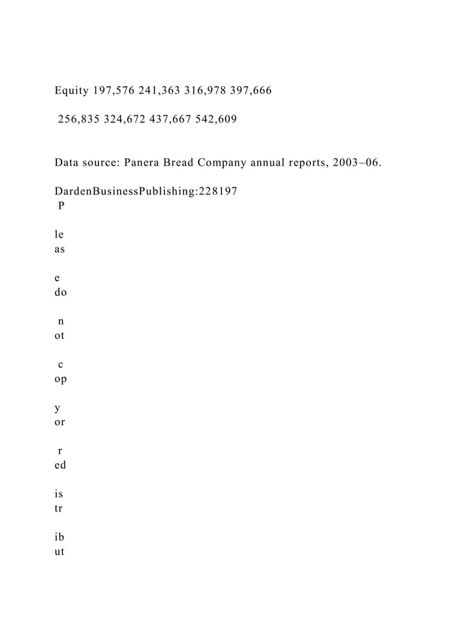 Panera Bread Case AnalysisExecutive SummaryPanera Bread Compan.docx