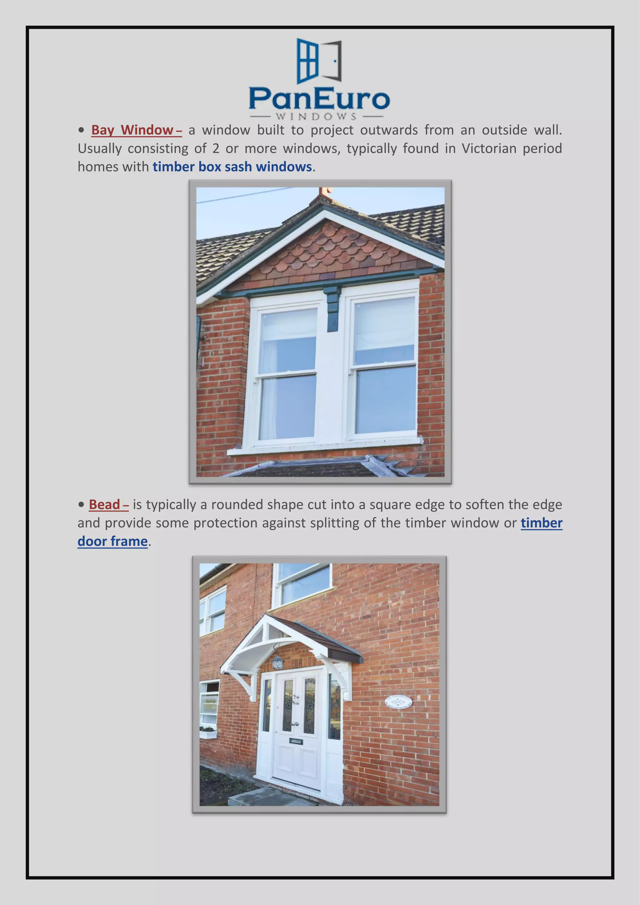 Timber Window and Door Glossary | PDF