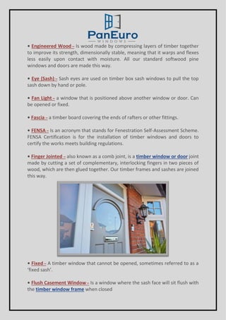 Timber Window and Door Glossary | PDF