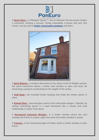 Timber Window and Door Glossary | PDF