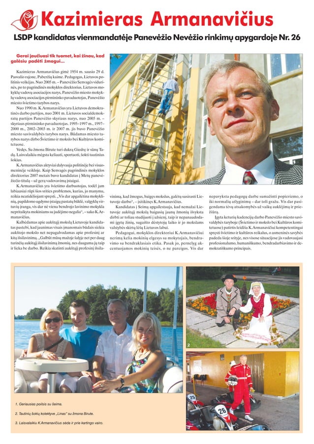 LSDP Panevėžio miesto kandidatai | PDF