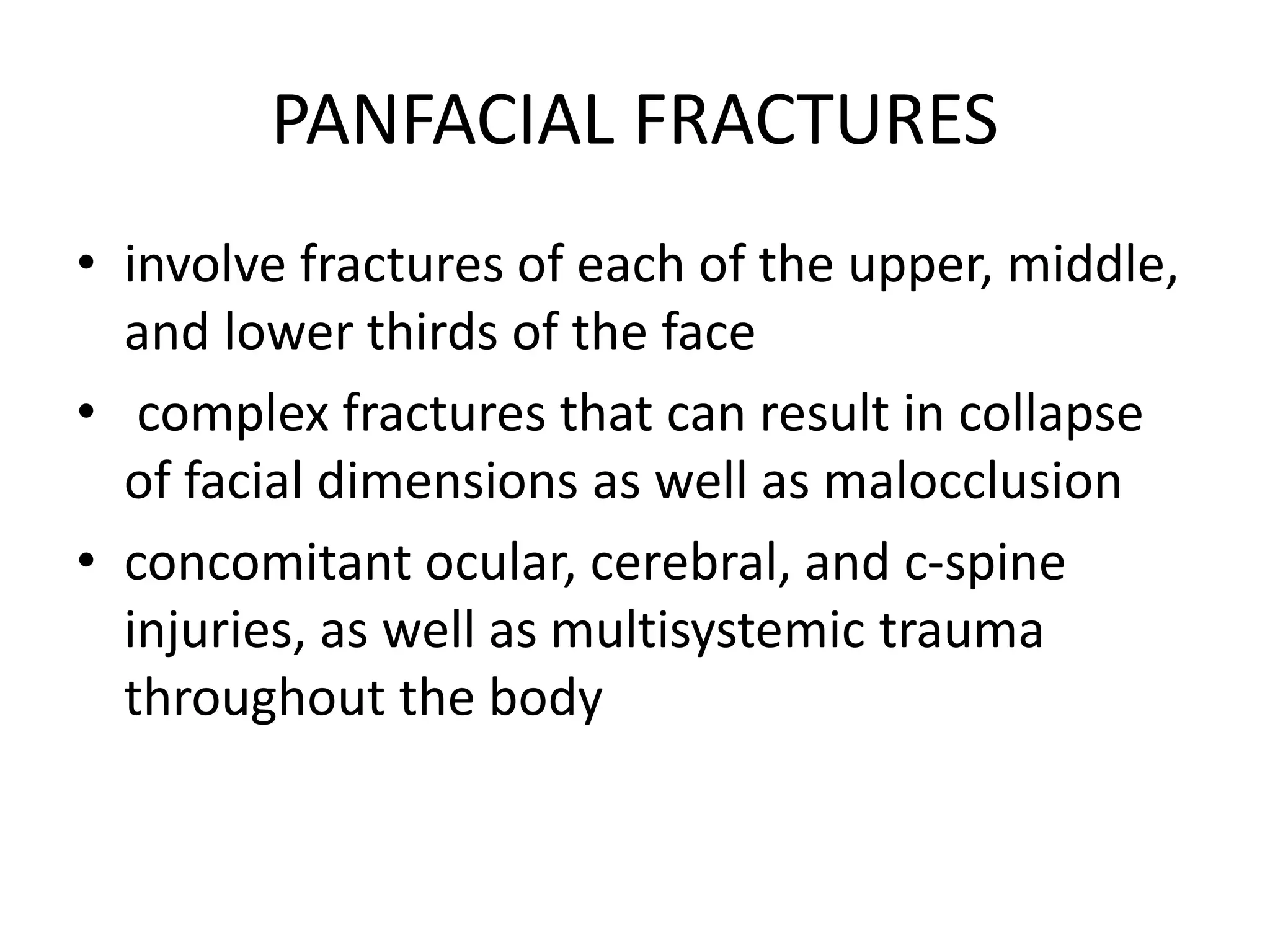 Panfacial fractures | PPTX